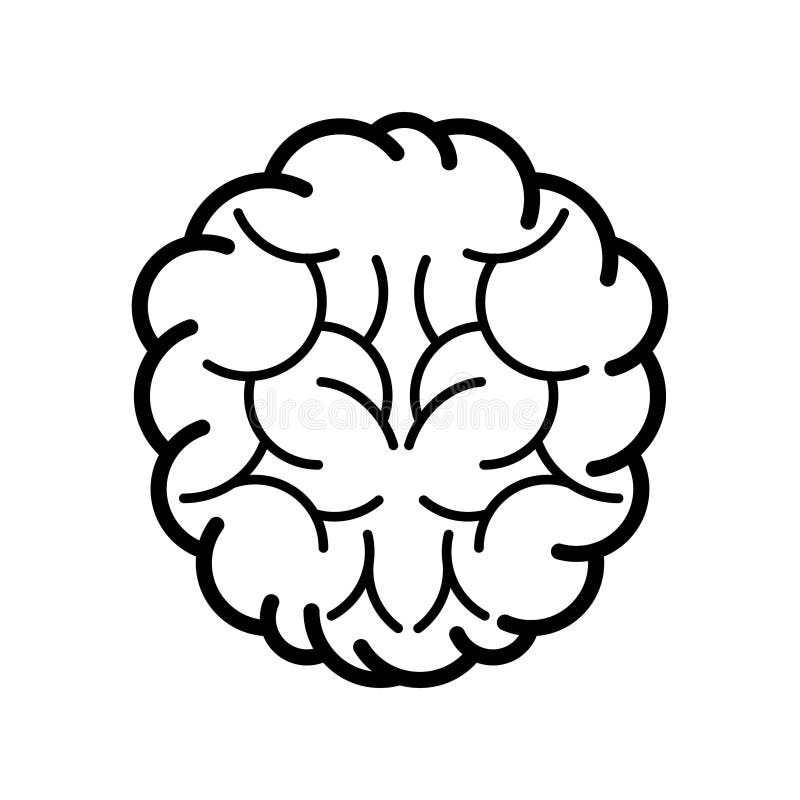 Brain icon stock illustration. Illustration of brain - 98936513