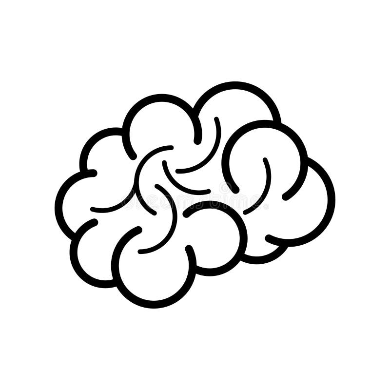 Brain icon stock illustration. Illustration of brain - 98936527