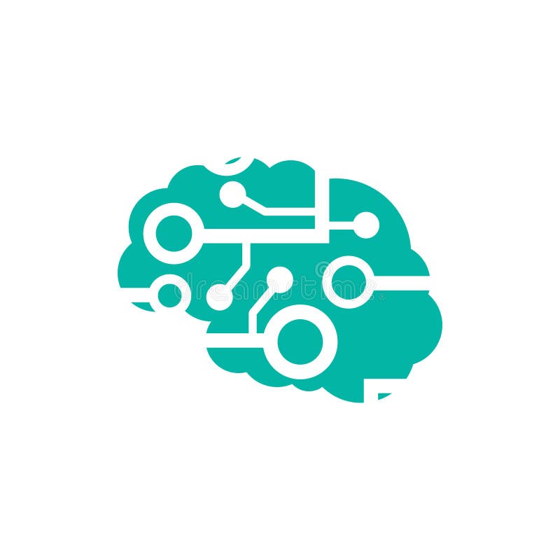 Brain Icon Logo Design Template Stock Vector - Illustration of ...