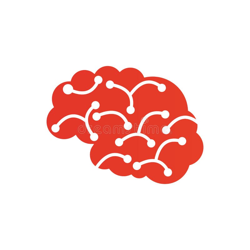 Brain Icon Logo Design Template Stock Vector - Illustration of brain ...