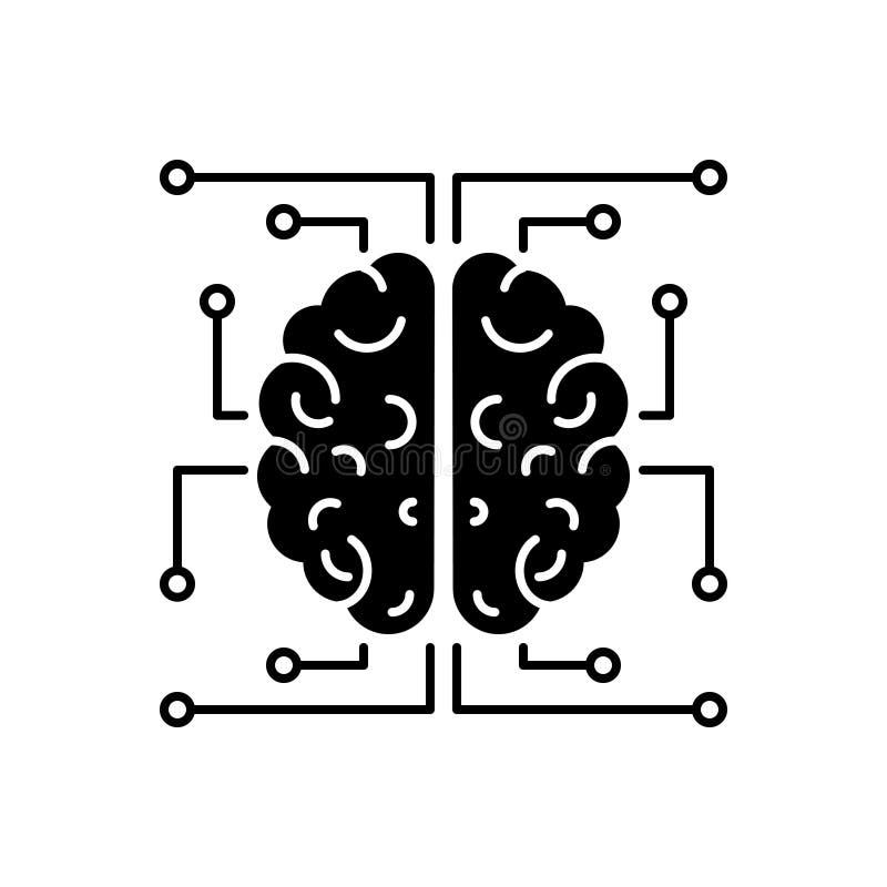 Black Neurology Reflex Hammer Icon Isolated on White Background. Yellow ...