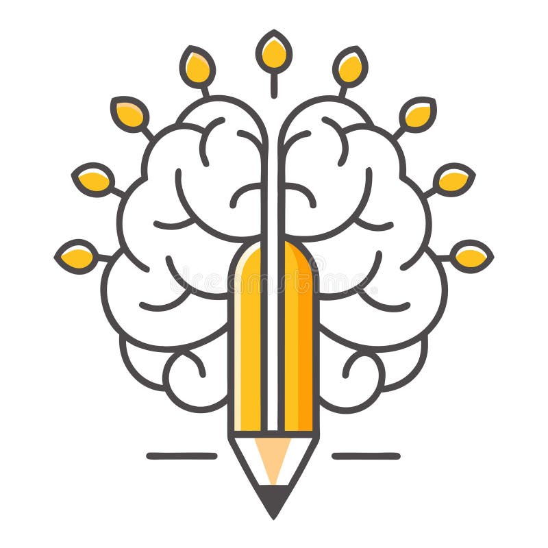 Brain Creativity: Pencil, Ideas, Innovation, Intelligence, Learning ...