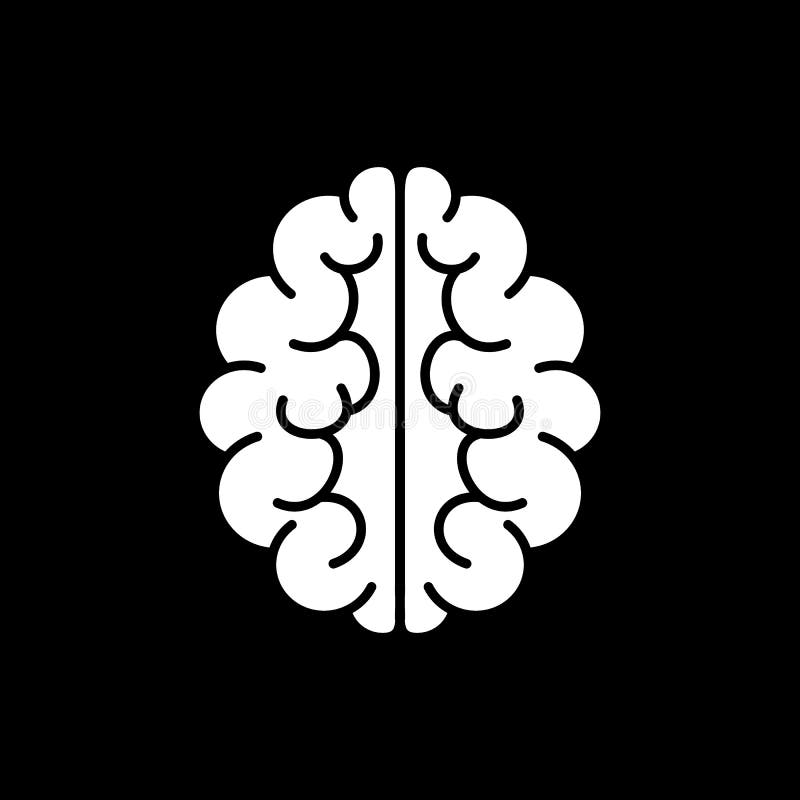 Brain Icon Símbolo Do Vetor Da Mente Ilustração do Vetor - Ilustração ...