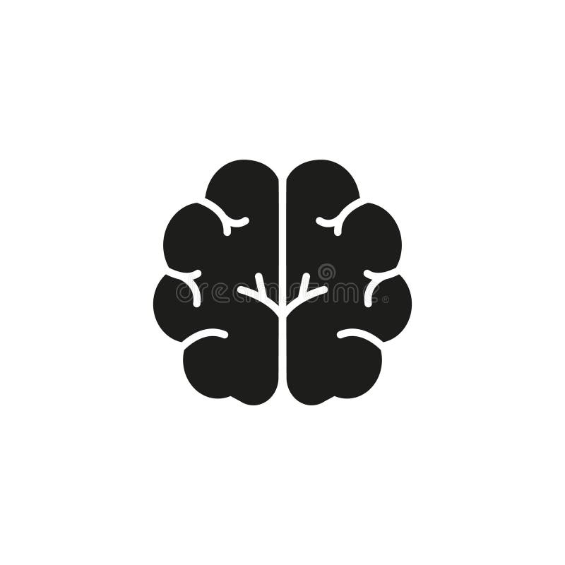 Brain Icon stock illustration. Illustration of science - 380254059