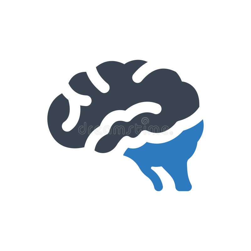 Brain icon stock vector. Illustration of vector, neural - 286660327