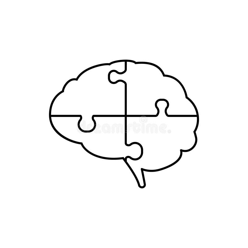 Brain Icon Vector. Think Illustration Sign. Creative Thinking Symbol ...