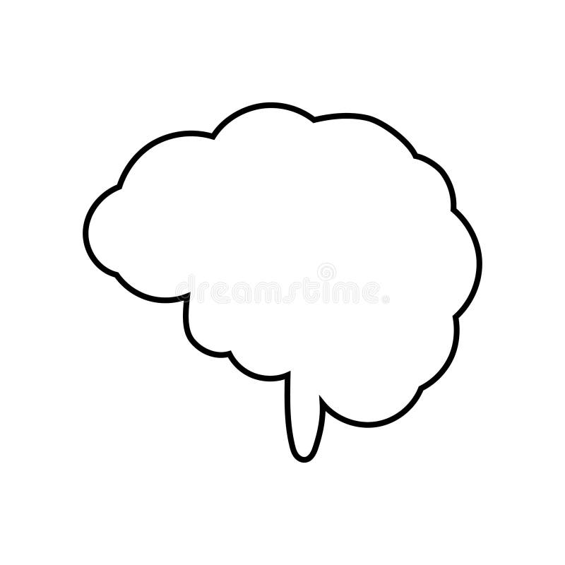 Brain Icon Vector. Think Illustration Sign. Creative Thinking Symbol ...