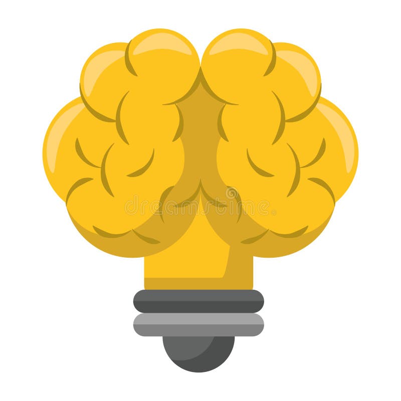Brain idea cartoon stock vector. Illustration of anatomy - 146863893