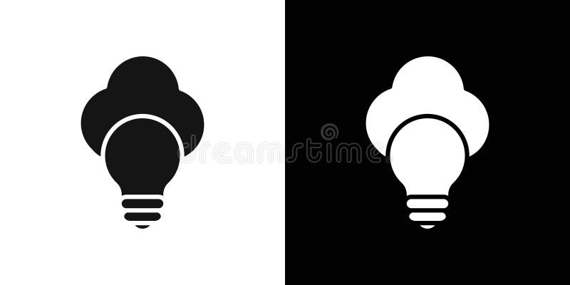 Brain Idea Icon Flat Fill Set Collection Stock Vector - Illustration of ...