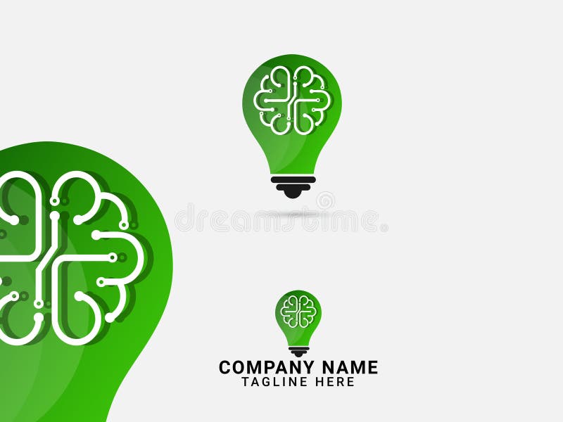 Brain Idea Logo Design. Idea. Bulb Logo with Brain. Business. Brain ...