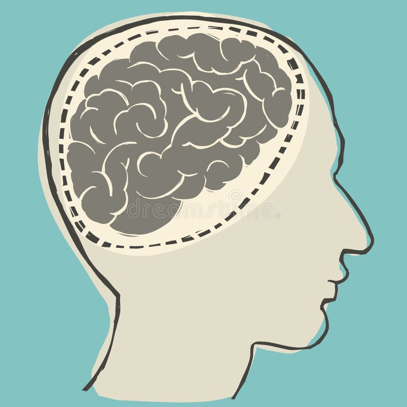 Brain and ideas flow stock vector. Illustration of creation - 54528239