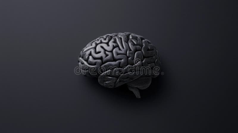 The Brain stock illustration. Illustration of background - 374153215