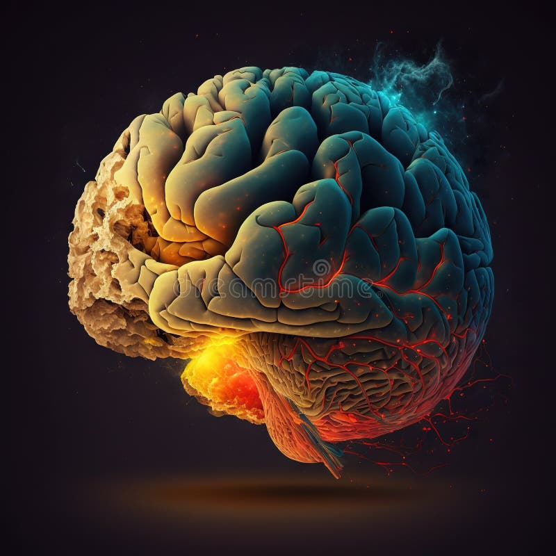 Brain image stock photo stock illustration. Illustration of innovation ...