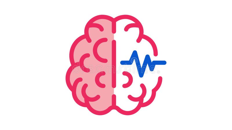 Brain Impulse Icon Animation Stock Footage - Video of memory, human ...