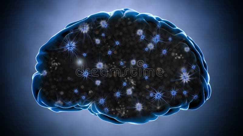 Brain Human with Puzzle Pieces Animation Stock Video - Video of motion ...