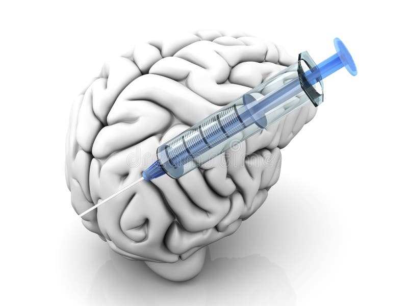 Brain Injection stock illustration. Illustration of human - 28963617