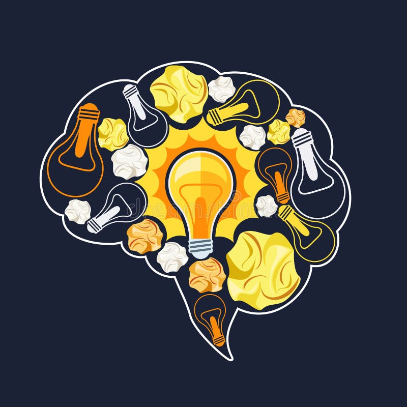 Bulb Brain Cartoon Stock Illustrations – 7,102 Bulb Brain Cartoon Stock ...