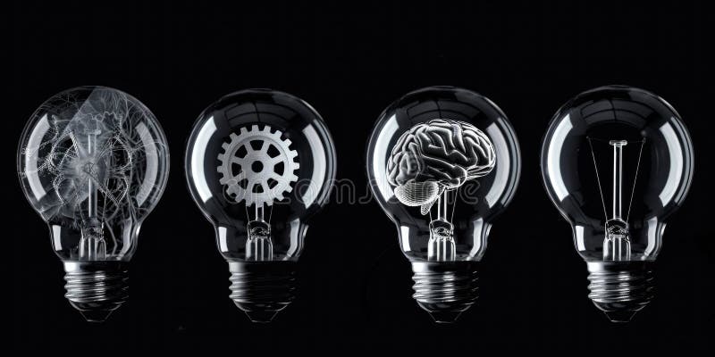 Brain Inside Light Bulb Display Stock Photos - Free & Royalty-Free ...