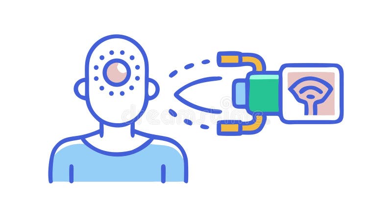 Brain Interface Technology, Neural Connectivity Icon, Vector Design ...