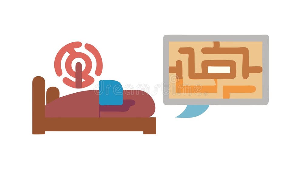 Brain Interface for Thought and Digital Connectivity, Vector Design Generative AI Stock Vector ...