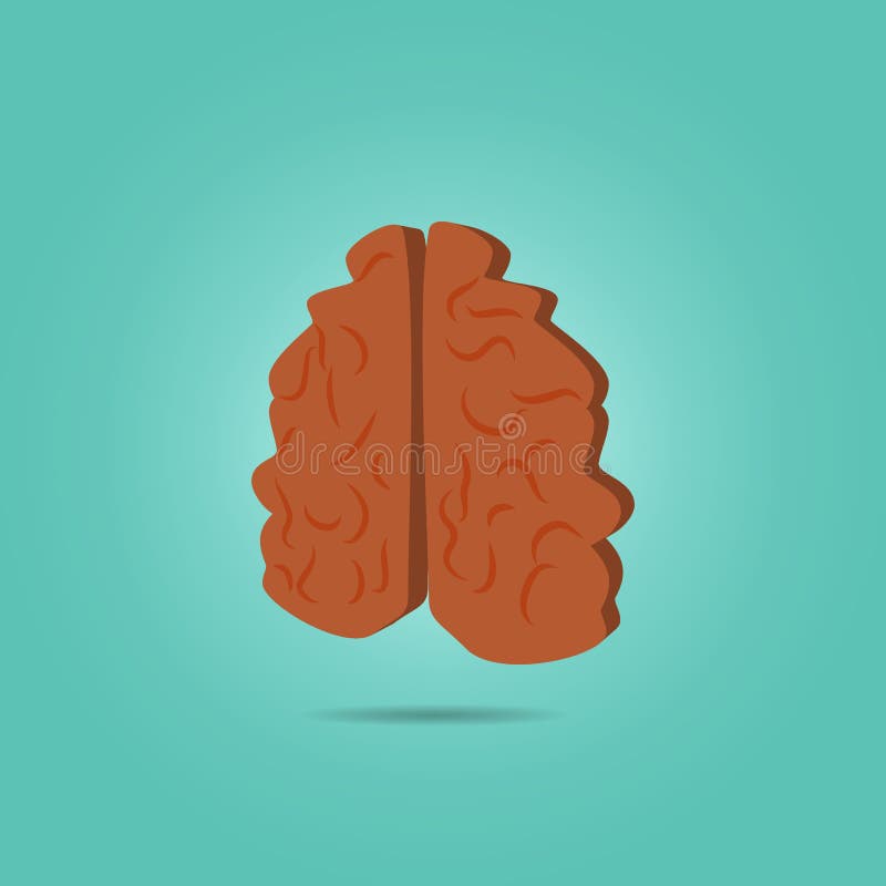 Brain Isometric Icon. Simple Color Vector of Science Icons for Ui and ...