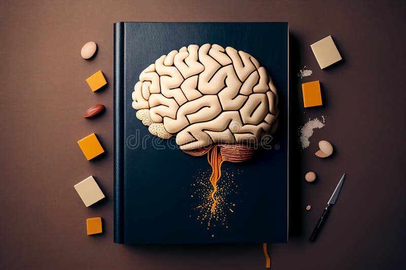 Brain and Knowledge while Discovering New Ideas Stock Illustration ...