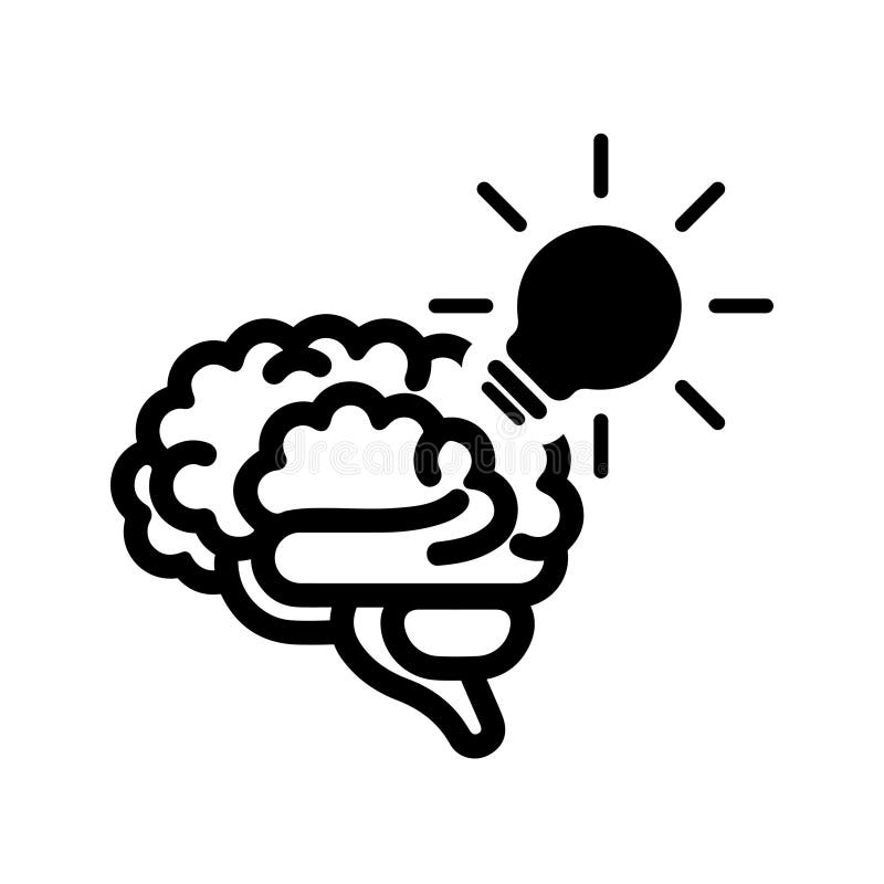 Brain, knowledge icon stock illustration. Illustration of idea - 279337569