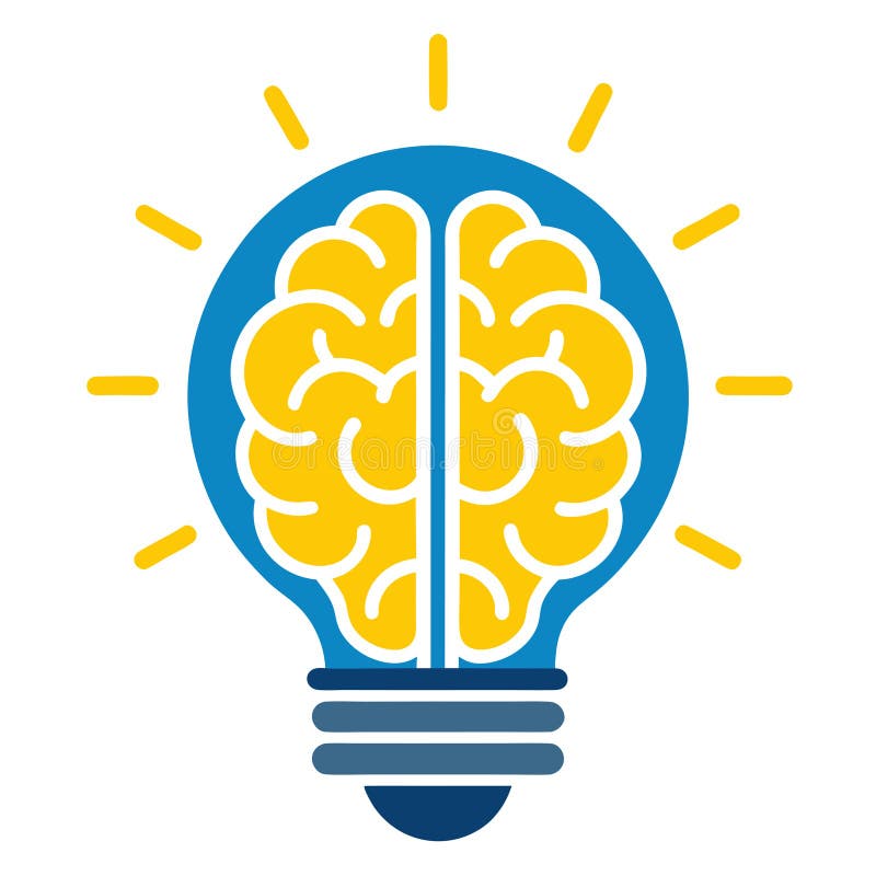 Brain Light Bulb Concept: Idea Generation and Intellectual Power ...
