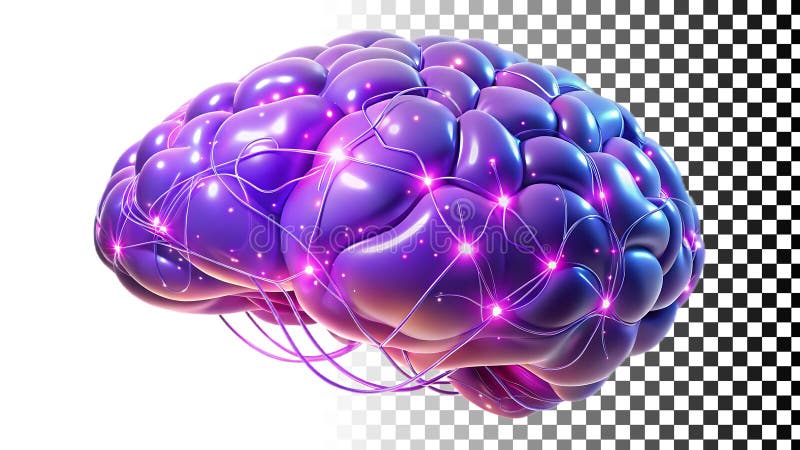 Brain with Light Bulbs, Idea and Innovation, Intelligence and Mind Png ...