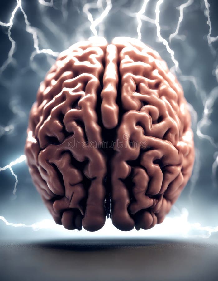 Brain Lightening 3d Human X-ray Scan Head Three-dimensional Magnetic ...