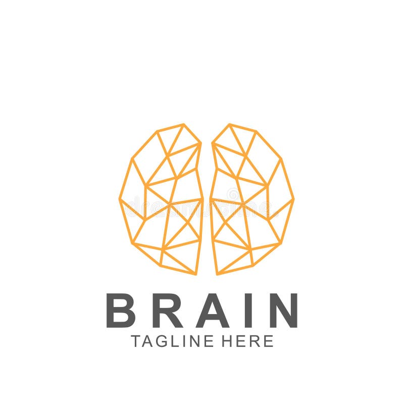 Brain logo creative design stock vector. Illustration of company ...