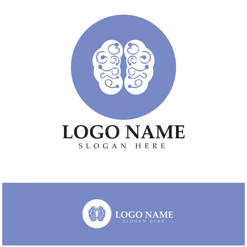 Brain Logo Designs Concept Vector, Health Brain Pulse Logo, Brain Care ...