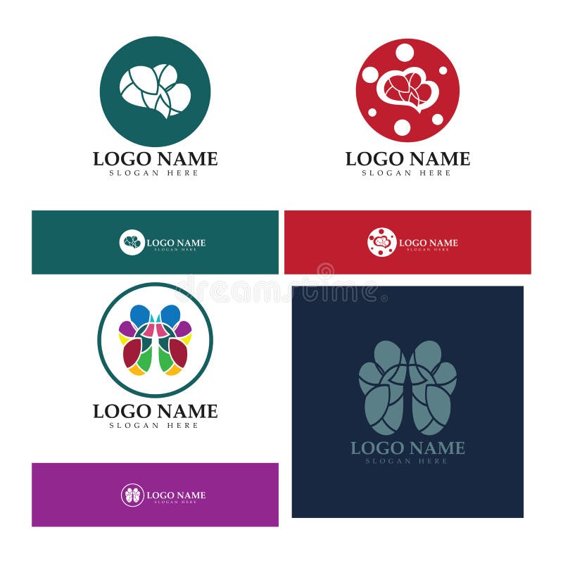 Brain Logo Designs Concept Vector, Health Brain Pulse Logo, Brain Care ...