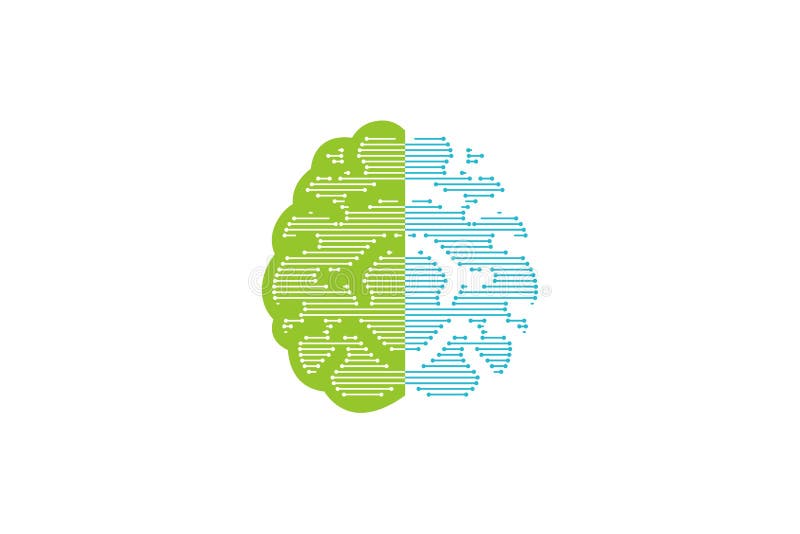 Brain Logo Designs Inspiration Isolated on White Background. Stock ...