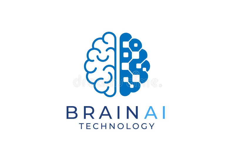 Brain Logo Suitable for Technology Logo Design. Brain Tech Vector Logo ...