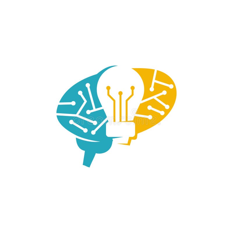Brain Logo Template Think Idea Concept Brainstorm Power Thinking Icon ...