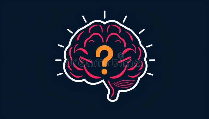 Brain Logo Vector Template. Thinking Concept Idea. Brain Storm Power ...