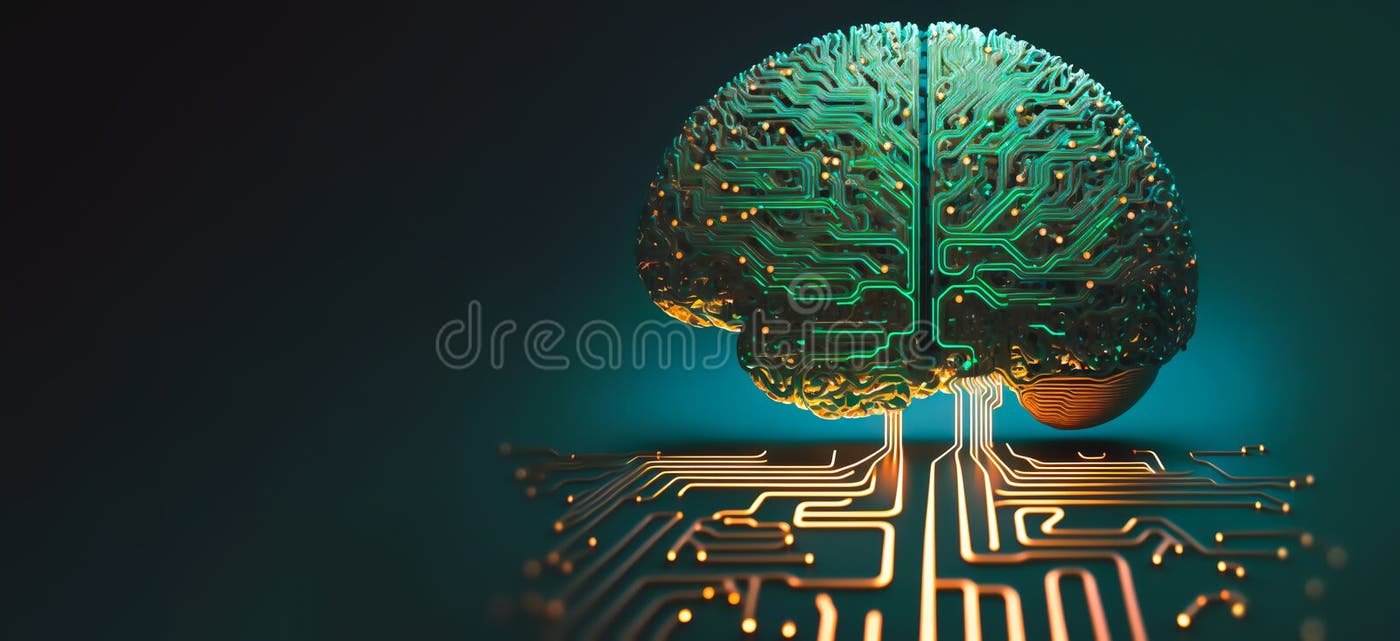 Computer Connect To Brain Stock Illustrations – 539 Computer Connect To ...