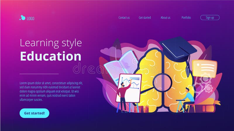 Learning Process and Development. Stock Vector - Illustration of vector ...