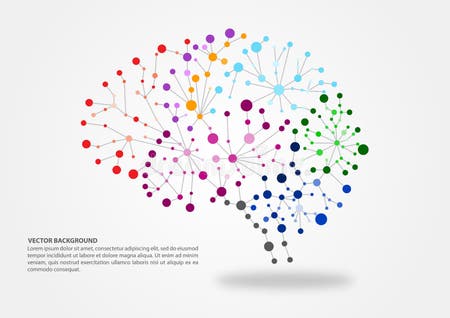 Brain mapping concept stock vector. Illustration of memory - 96649596