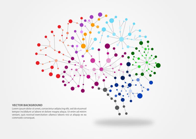 Brain mapping concept stock vector. Illustration of memory - 96649596