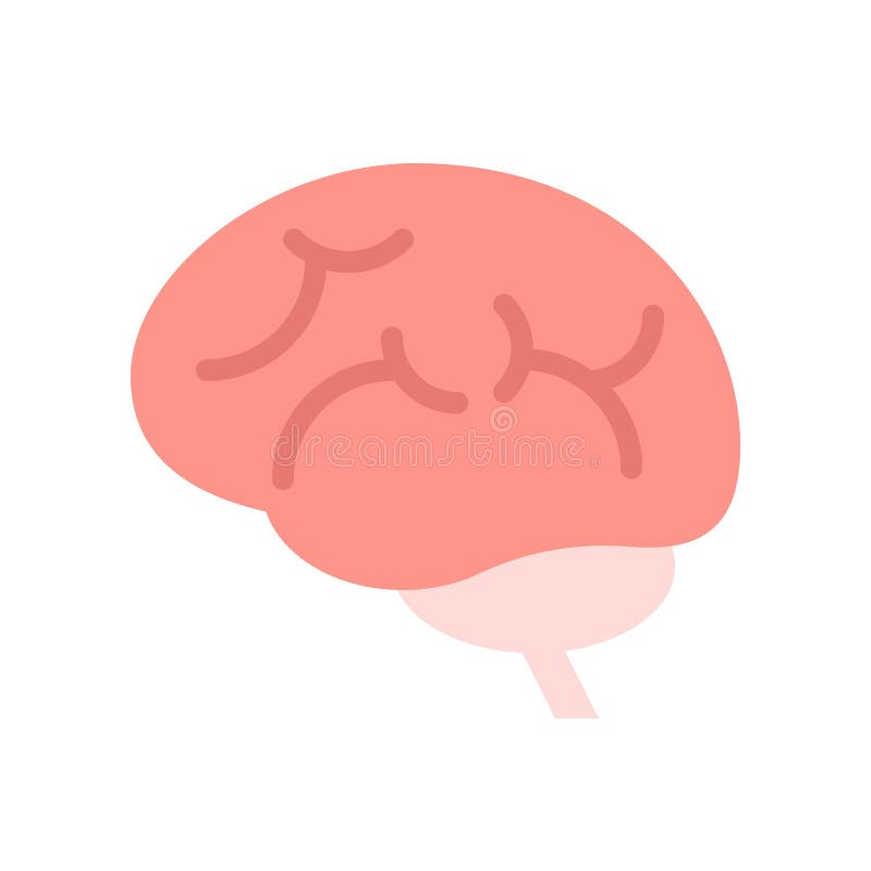 Brain, Medical and Hospital Related Flat Design Icon Set Stock Vector ...