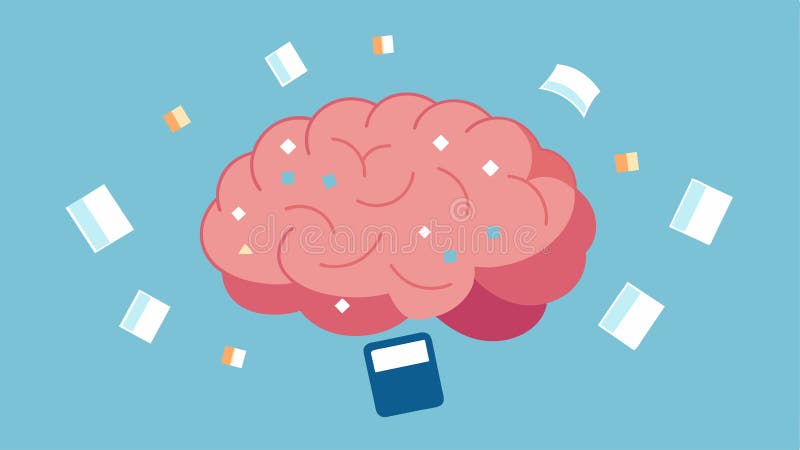 A Brain with Memory Cards Flying Around it Symbolizing How Memory ...