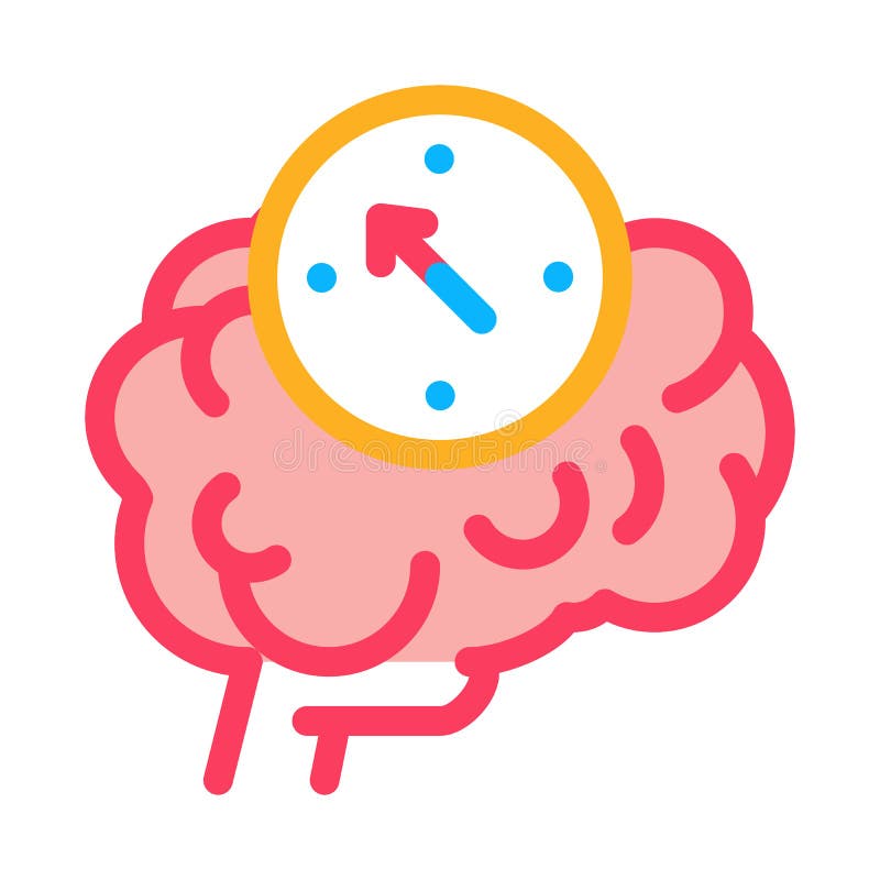 Brain Mind Compass Icon Vector Outline Illustration Stock Vector ...
