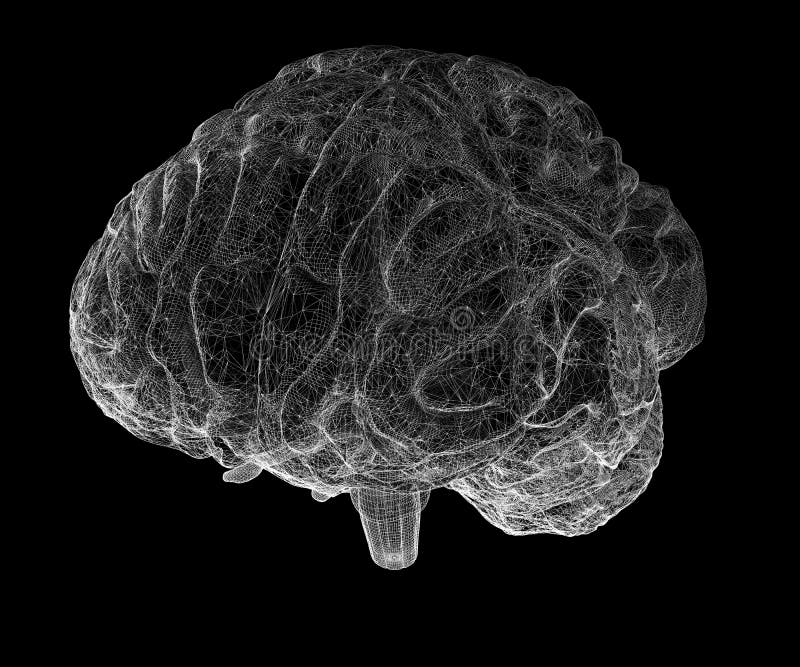 Brain stock illustration. Illustration of artificial - 50398673