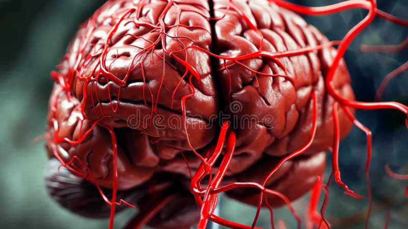 A Brain Model Reveals an Intricate Network of Blood Vessels ...