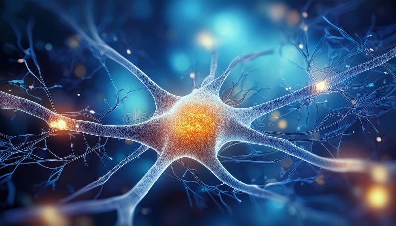 Brain nervous system stock illustration. Illustration of circle - 366111505