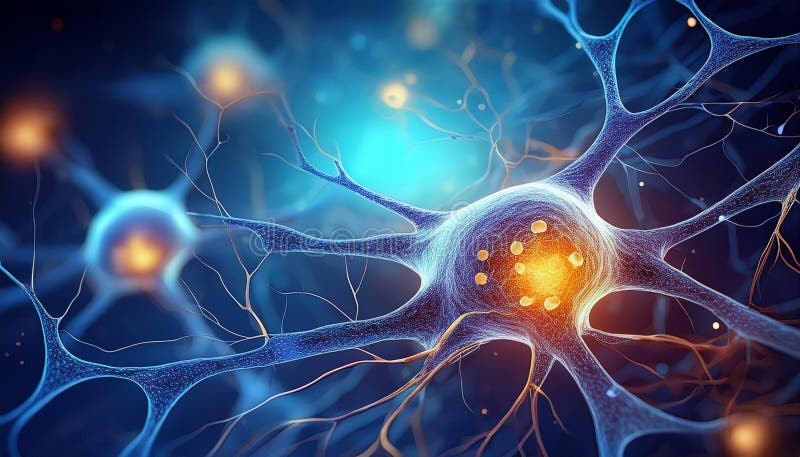 Brain nervous system stock illustration. Illustration of line - 366111534