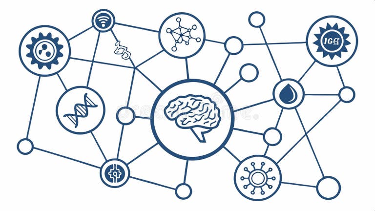 Brain Network Connections, Cognitive Function, Neural Pathways, Mind ...