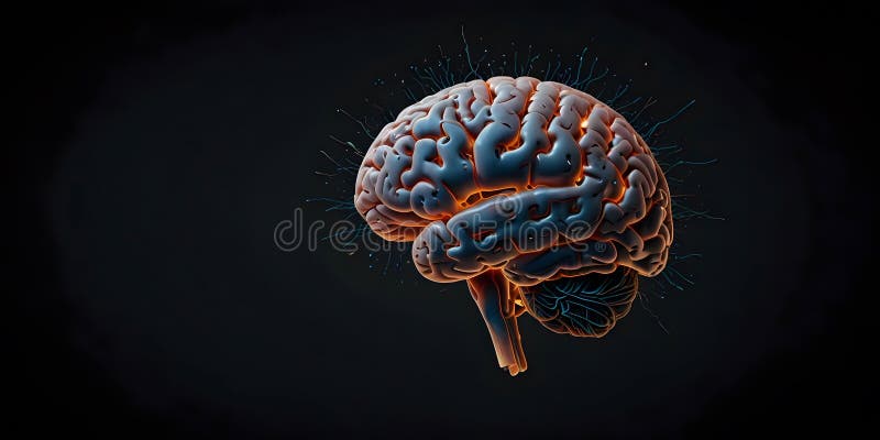 The brain is a neuro stock illustration. Illustration of internet ...